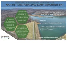 May 31st is National Dam Safety Awareness Day - Rivanna Authorities